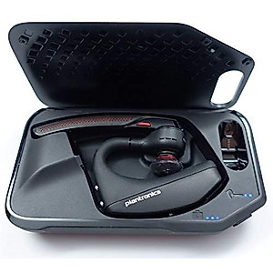 Plantronics Voyager 5200 Bluetooth Headset Earpiece with Charging Case Kit (Renewed)