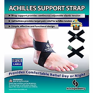 StrictlyStability Achilles Support Strap Brace (Large)