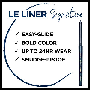 L’Oréal Paris Makeup Le Liner Signature Mechanical Eyeliner, Easy-Glide, Smudge Resistant, Bold Color, Long Lasting, Waterproof Eyeliner, Blue Jersey, 0.011 oz., 1 count