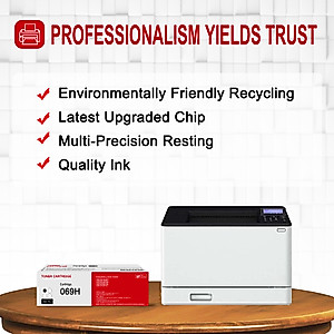 1 Pack 069H 5098C001 Black Toner Cartridge 069H 5098C001 Compatible 5098C001 Replacement for Canon imageCLASS LBP673Cdw LBP674Cx LBP674Cdw MF752Cdw MF753Cdw MF751Cdw MF756Cx Printer