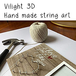 VILIGHT Nurse Doctor Gifts for Women Men - Thank You and Retirement Nurse Gift Sign - By Touching So Many Lives You Have Changed The World - Handmade 3D String Art 12x6.6 Inches