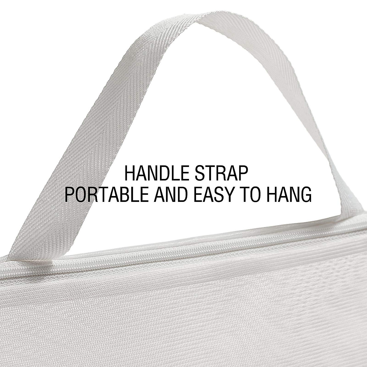 MIFNRO Large Capacity Sock Laundry Bag With Wire Construction Opening Use YKK Zipper Tote Bag Bathroom Hanging Suitable For Underwear, Socks Fine Mesh Laundry Bag 1 Black