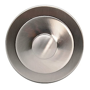 Westbrass Twist & Close Sch. 40 ABS Bath Waste with Two-Hole Elbow, Satin Nickel, D4941-07