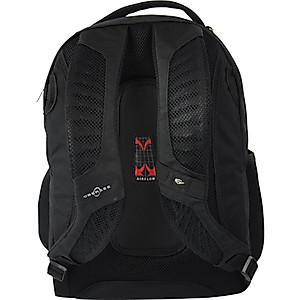 Obersee Oslo Diaper Bag Backpack with Detachable Cooler, Black/Green