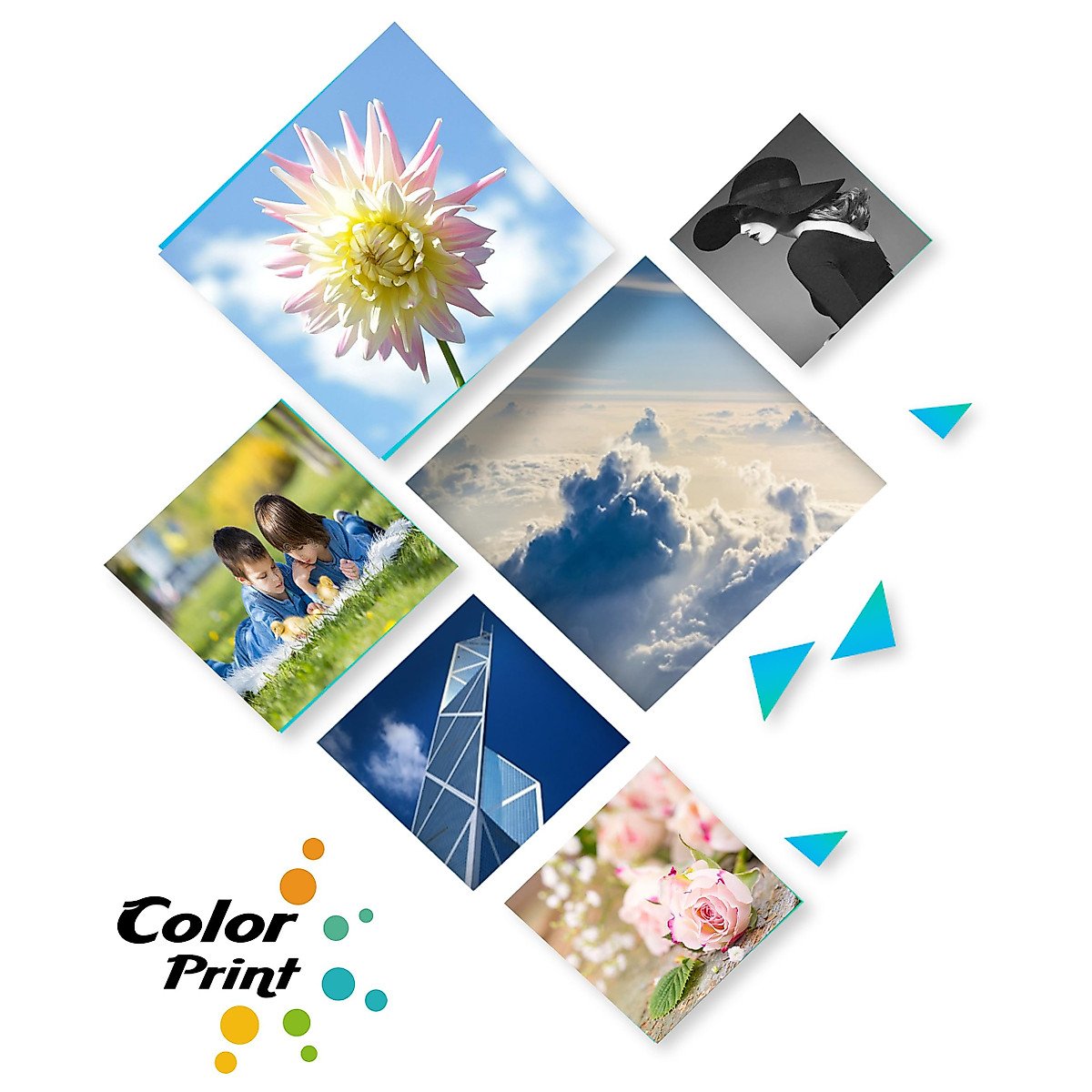 4-Pack ColorPrint Compatible TN210 Toner Cartridge Replacement for Brother TN-210 TN210BK Used for MFC-9325CW MFC 9320CW 9120CN 9125CN MFC-9010CN HL-3075CW HL 3070CW 3040CN 3045CN Printer (BK,C,M,Y)