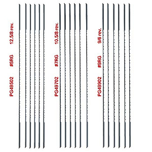 OLSON SAW PG49802 Precision Ground Scroll Saw Blade