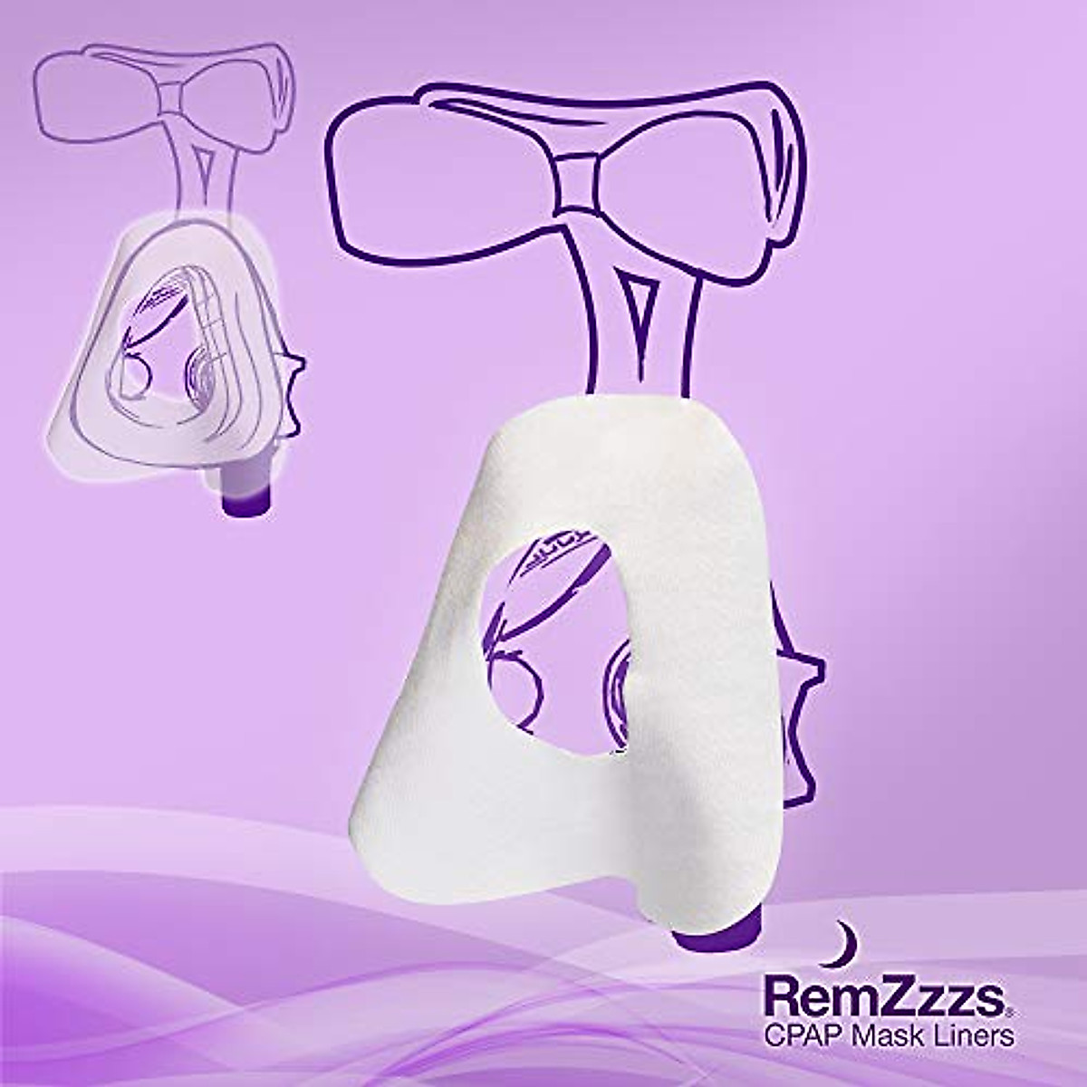 RemZzzs Nasal Cpap Mask Liners (10A-NXK) - Reduce Noisy Air Leaks and Painful Blisters - Cpap Supplies and Accessories - Compatible with Resmed and Fisher Paykel