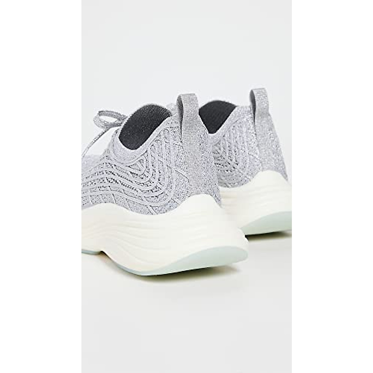 APL: Athletic Propulsion Labs Women's Techloom Zipline Sneakers, Metallic Silver/White, 6 Medium US