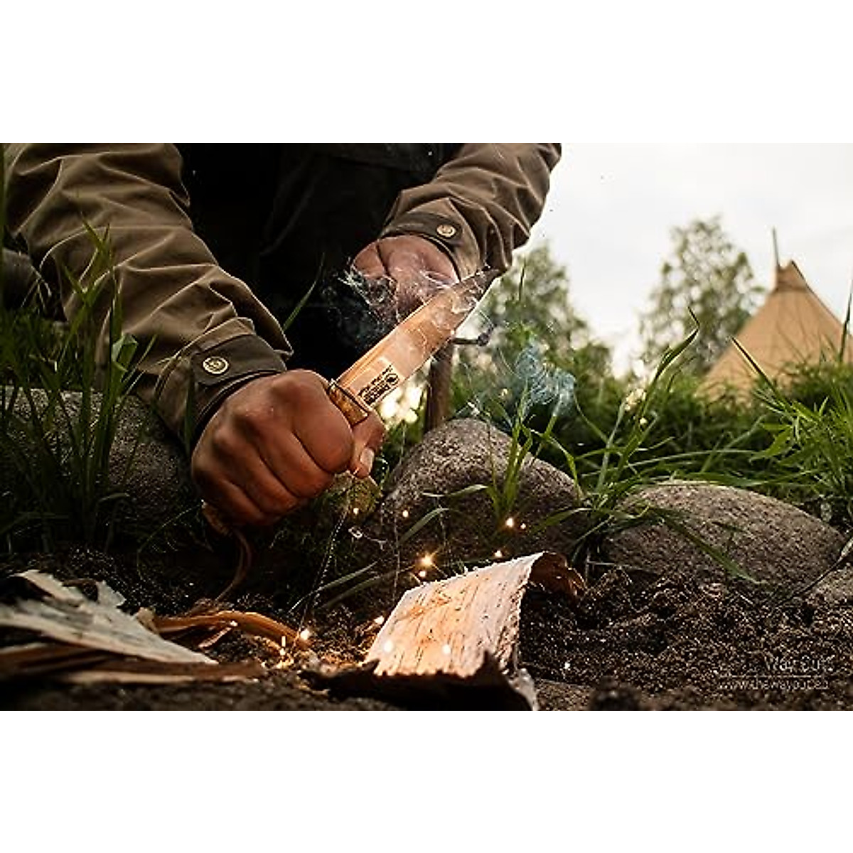 Casstrom Lars Falt Fixed Blade Knife-Sleipner Steel