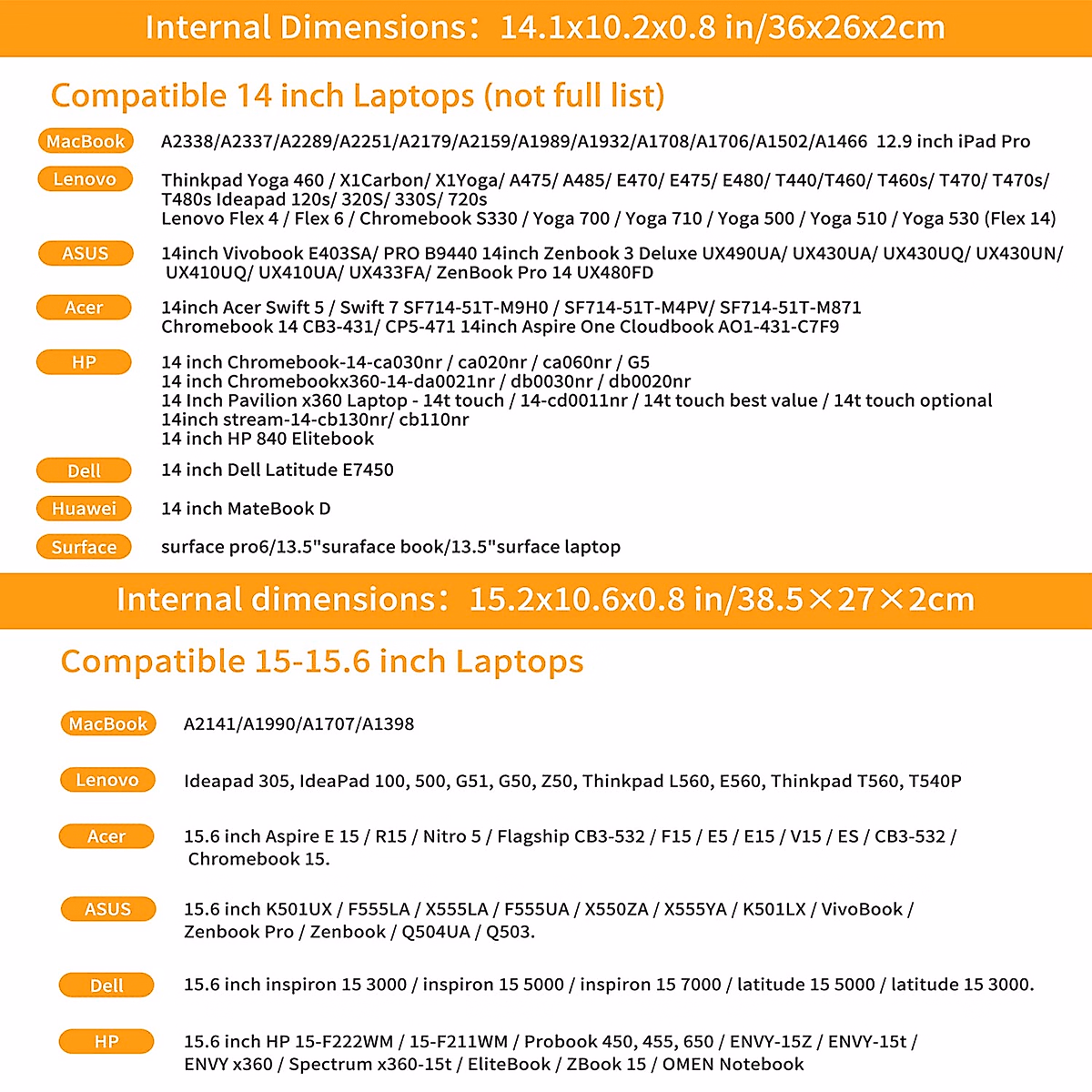 YXLILI Laptop Sleeve 15.6 inch Computer Case for Laptop Protective case with Handle Soft Lining Padded Bag Shock Resistant for 16 inch MacBook Pro Air Hp Acer Asus Lenovo Dell Chromebook