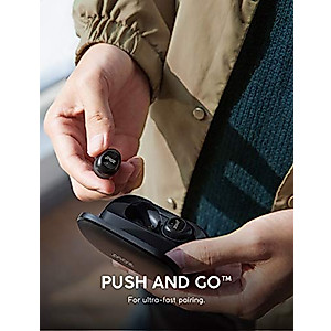 True Wireless Headphones, ZOLO Liberty [Upgraded] 8-Hour Playtime (100 Hours with Charging Case), Bluetooth 5 Bluetooth Earbuds with Graphene Driver Technology, IPX5 Sweatproof, Handsfree Stereo Calls