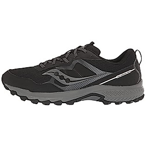 Saucony Men's Excursion TR16 Trail Running Shoe, Black/Charcoal, 13