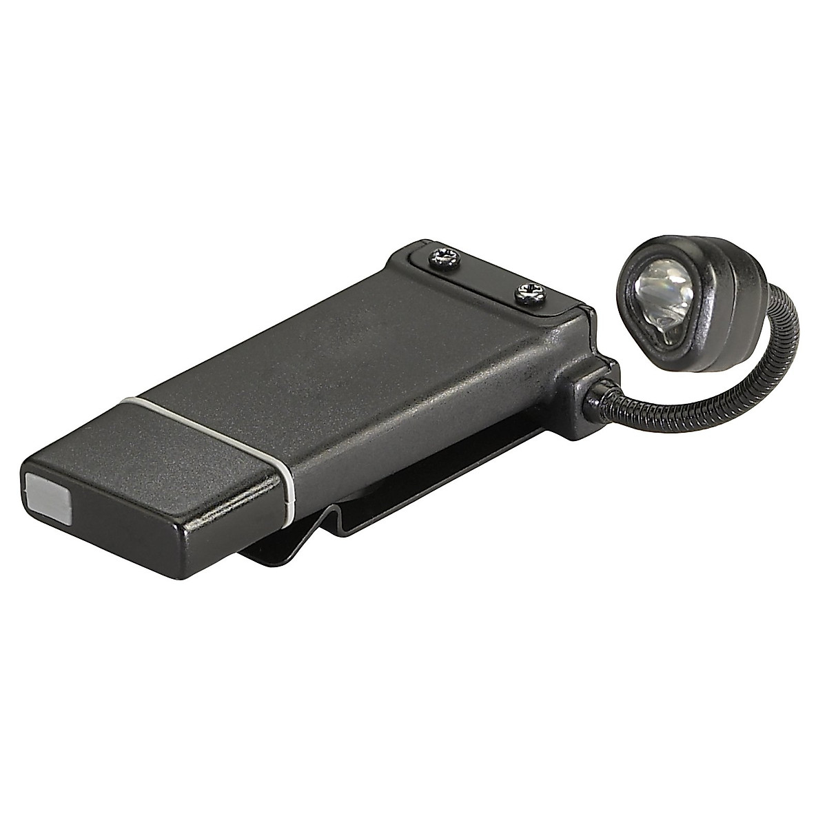 Streamlight 61125 ClipMate 70-Lumen USB Rechargeable Clip-On Light, with White and Red LEDs, Black
