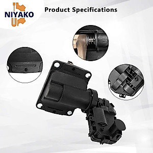 Niyako 4x4 Front Axle Actuator Fork Disconnect Assembly Replacement# 68216944AA 68216944AB Fit 2013-2018 Ram 2500 3500 4WD