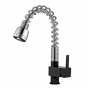 SJQKA-Kitchen faucet, kitchen faucet, black kitchen pull,