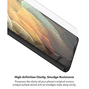 ZAGG InvisibleShield GlassFusion+ with D3O - Hybrid Glass with D3O - Made for Samsung GS21 Ultra (6.9") - Case Friendly