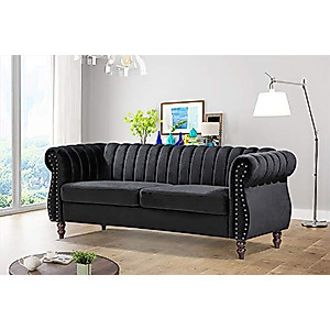 US Pride Furniture S5644-SF Sofas, Black