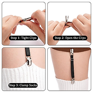 Wool Plus Size Thigh High Socks For Thick Thighs- Extra Long Womens Warm Cable Knit Over Knee Stockings Leg Warmers Black