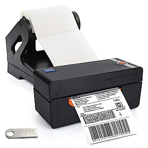 LotFancy Thermal Label Printer, 4x6 Shipping Label Printer with High Speed 150mm/s, Address Postage Barcode Mailing Printer for USPS, Amazon, Ebay, Shopify Labeling, Work with Windows, Mac System