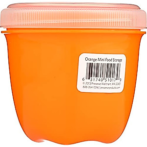 Preserve 8 oz 1 Count Round Orange Food Storage Container, 1 EA