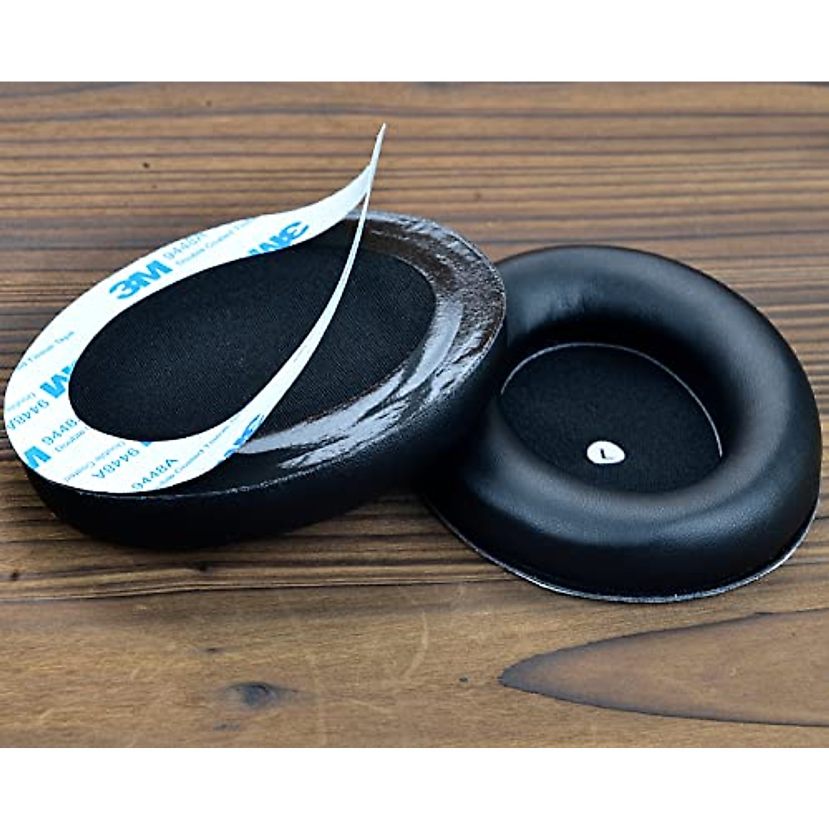 defean Replacement Ear Pads Cover Ear Cushion Compatible with Audeze Mobius/HyperX Cloud Orbit S-Gaming Headsets, Softer Leather and Velour, High-Density Noise Cancelling Foam