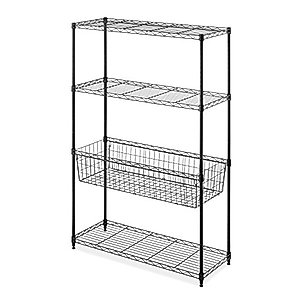 Whitmor 6310-7205 Supreme Black Storage Center