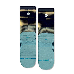 Stance Flounder Crew Socks (Large, Navy)