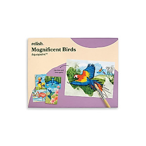 Relish Magnificent Birds Aquapaints - Pack of 5 Reusable Water Painting Activities, Products & Aids for Elderly