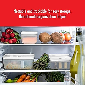 ZWILLING Fresh & Save Small Lunch Box, Airtight Food Storage Container, Meal Prep Container, BPA-Free, Semi-transparent