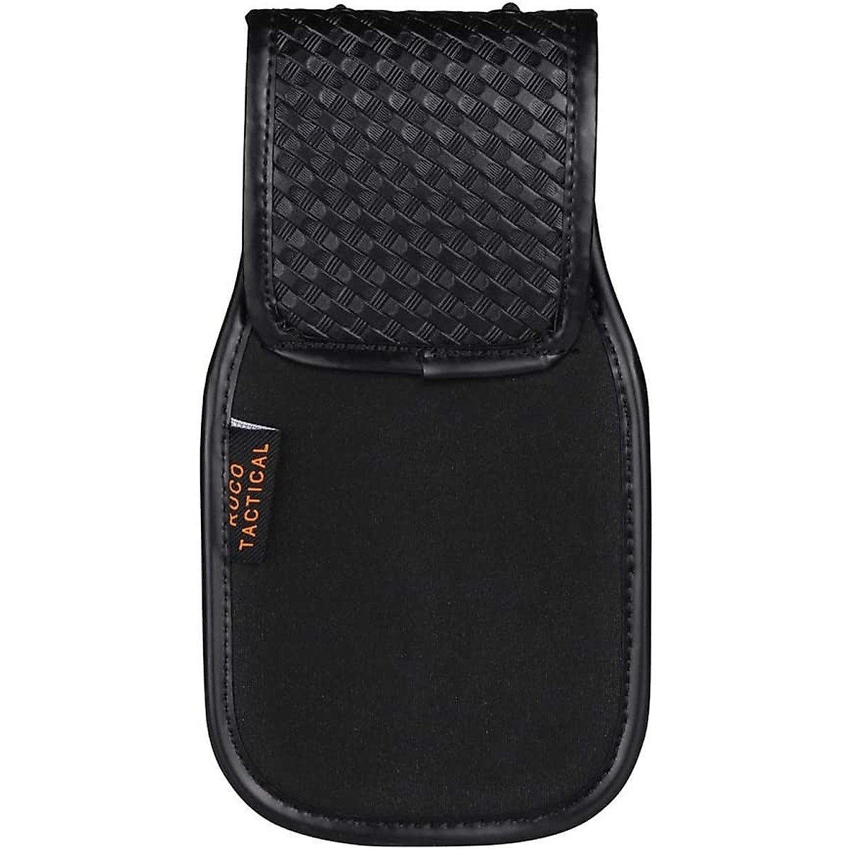 ROCOTACTICAL Basketweave Radio Pouch, Universal Radio Holder Pouch for Law Enforcement Duty Belt