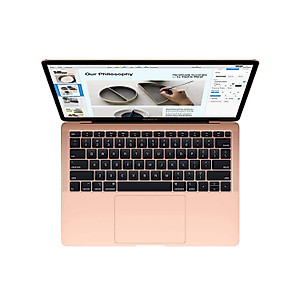 2018 Apple MacBook Air with 1.6GHz Intel Core i5 (13 inch, 16GB RAM, 512GB SSD) Gold (Renewed)