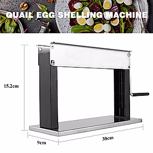 YMJOINMX Manual Quail Egg Peeler Machine Quail Egg Sheller Household Quail Egg Peeling Machine for Boiled Quail Egg Egg Huller Portable Hand Roll Quail Egg Peeler Sheller