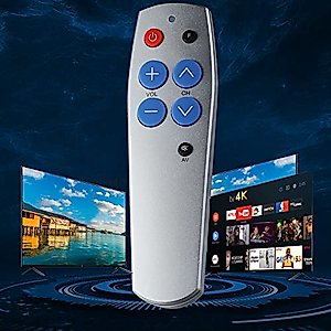 Universal Big Button Easy Simple TV Remote Control for Elderly Senior, Learning Remote Control Only for IR Remote Control