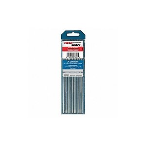 MILLER ELECTRIC Tungsten Electrode,0.040" D,7" L,PK10