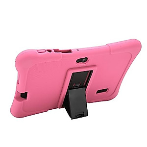 Honio Cute Kids Tablet, WiFi Touch Screen, 7 Inch Kids Tablet, 3000mAh Battery, Dual Camera, Quad Core, 100-240V for Girls for Android 10.0 (US Plug)