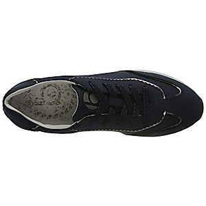 bugatti Women's 431A2U015459 Sneaker, Dark Blue Dark Grey, 4 Big Kid