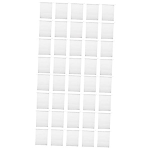 Shoe Bags 40 pcs Pouch Window White Transparent Closure Aging Proof Saving Storage Pouches Large Non- Portable- Women Fabric Woven Shoe Bag Clothes Ing Travel for Back Portable