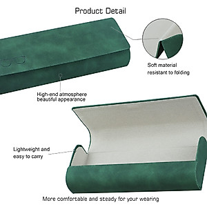 VisionGlobal Hard Shell Eyeglass Case for Eyeglasses and Sunglasses for Men/Women and Kids