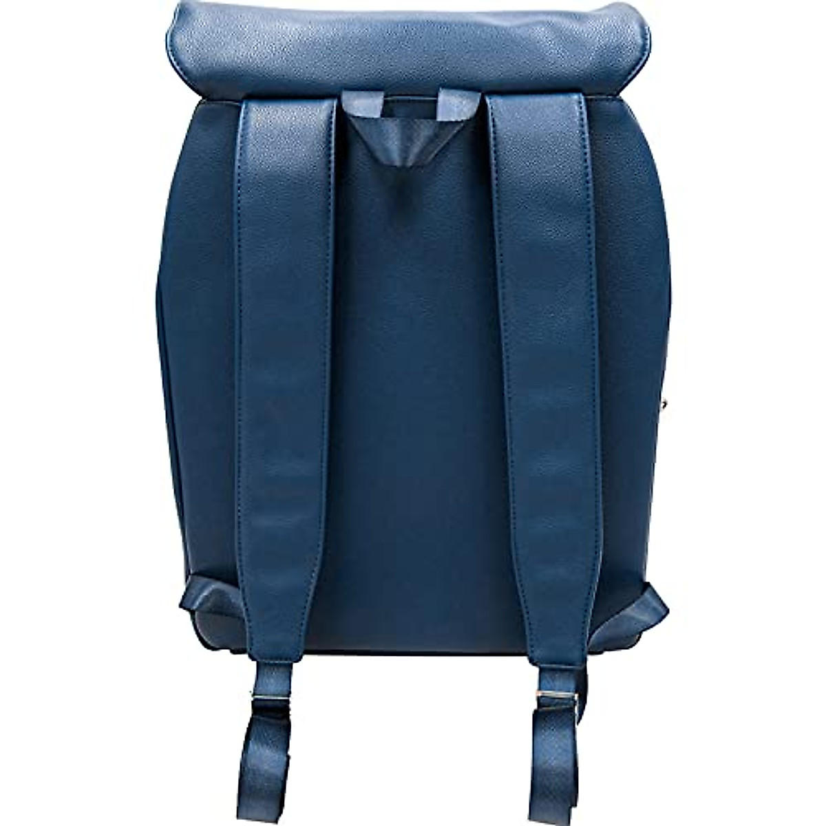 OTGBABY Diaper Bag Backpack with Changing Station, unique and functional mommy bag, premium vegan leather diaper bag with 7 storage compartments, Denim Blue