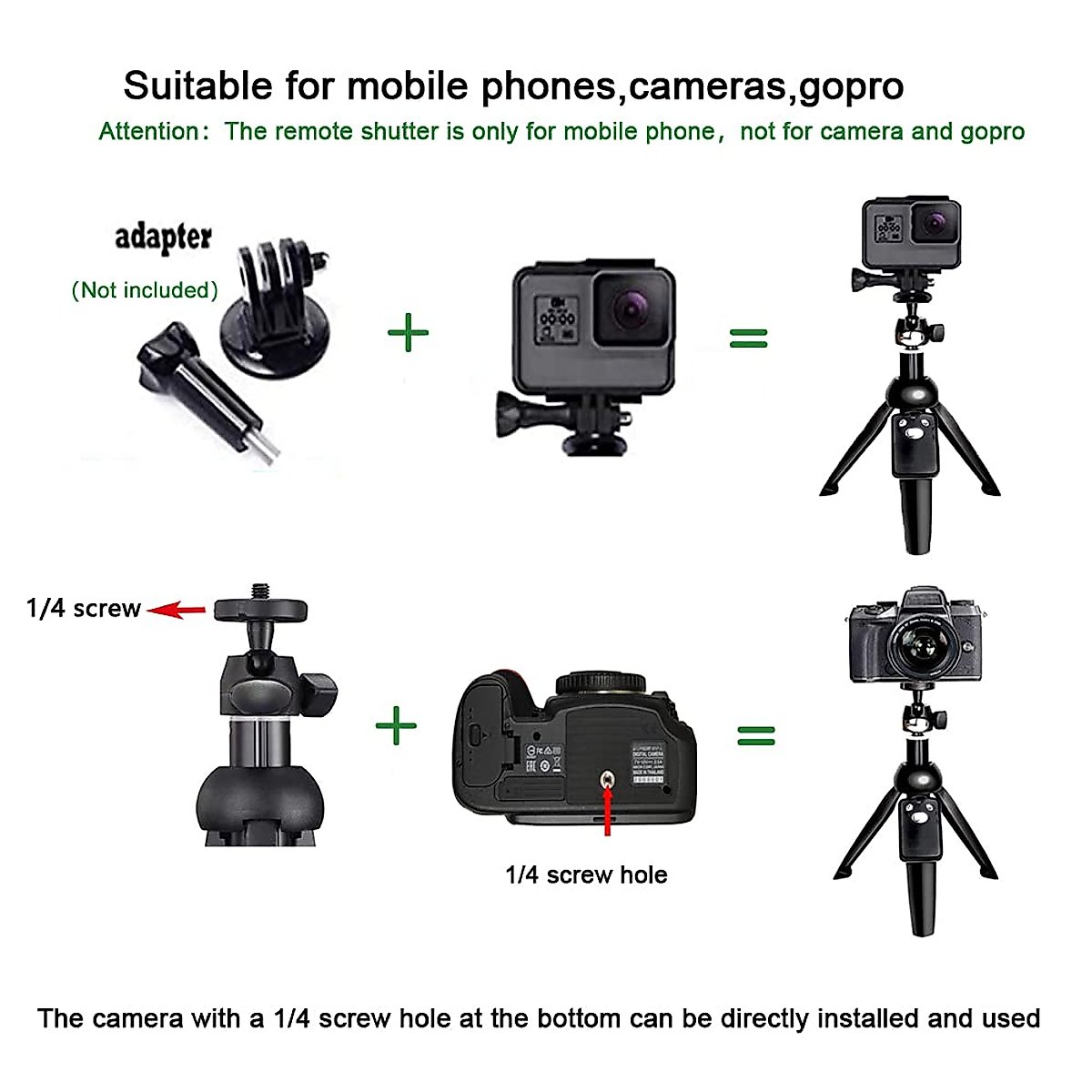 Tripod Monopod Selfie Stick, Long Extendable with Wireless Remote Shutter Control Phone Clip Holder，Compatible with All Cellphones