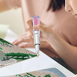 SEWACC 2pcs Diamond Embroidery Pen Rhinestone Picker Tool Diamond Dotting Pen Nail Pen for Diamond Rhinestone Painting Tool