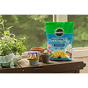 Miracle-Gro Miracle-Gro Moisture Control Potting Mix, 1 cu.ft (Pack of 3 Bags)