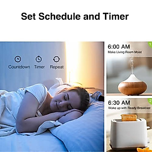 OHMAX Smart Plugs That Work with Alexa, Google Assistant, and Smart Life Apps (4 Pack)