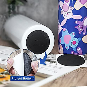 AGH 10pcs 20oz Flat Edge Sublimation Tumbler Blank, Sublimation Tumblers 20 oz Skinny Straight Cups with Individual Gift Box, Silicone Bottom, Stainless Steel Straw For Coffee Drinks