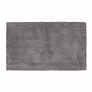 Better Trends Micro Collection Bath Mats - Soft Rug, Plush Rug, Absorbent Bath Mat, Tufted Rug, 100% Polyester Rug for Bathroom Floor, Shower & Sink Bath Mat Rug - 17" x 24" Rug, L. Gray