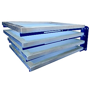 TECHTONGDA 4 Layers Screen Rack Shelf Storage Frame Holder Screen Printing Rack Screen Drying