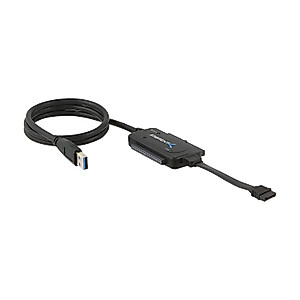 SABRENT USB 3.0 TO SATA/IDE 2.5/3.5/5.25-INCH Hard Drive Converter With Power Supply & LED Activity Lights (USB-DSC8)