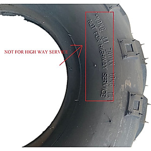 SUNROAD ATV UTV Tires 18X9.5-8 Sport All-Terrain Tubeless Tires 18x9.5x8 4 Ply Load Range B Pack of 2