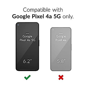 Crave Pixel 4a 5G Case, Dual Guard Protection Series Case for Google Pixel 4a (5G) - Forest Green