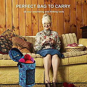 Ciieeo Woven Handbag Yarn Storage Bag outdoor storage container outdoor storage container Empty Yarn Storage Bags Knitting Bag Yarn Lip Gloss Containers